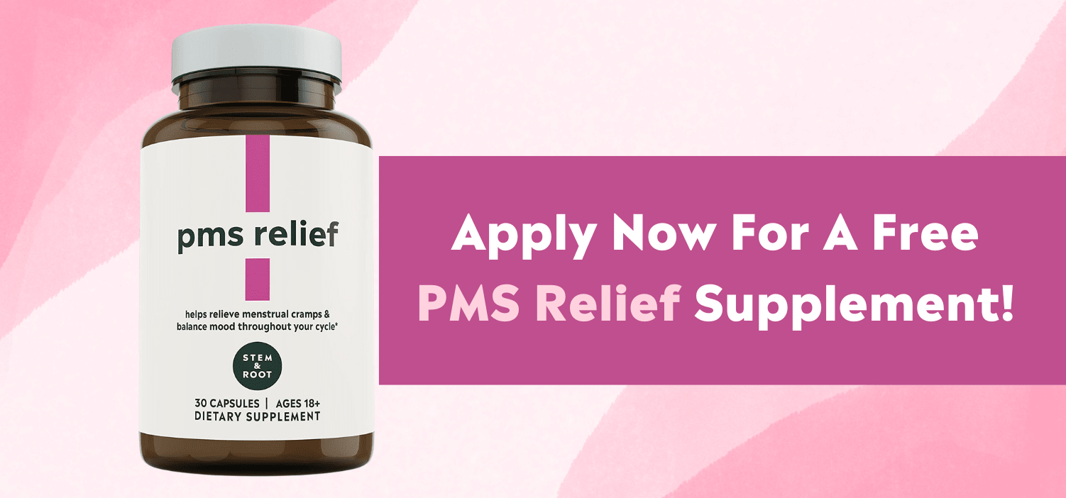 TrySpree - FREE Sample Of NEW PMS Relief Supplement by Stem & Root