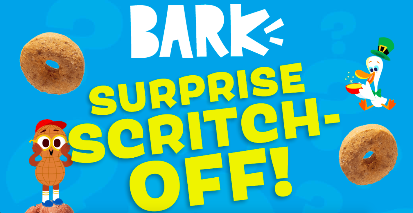 TrySpree - Play and Scratch Off to WIN a BARK Snack Pack Surprise Inside!