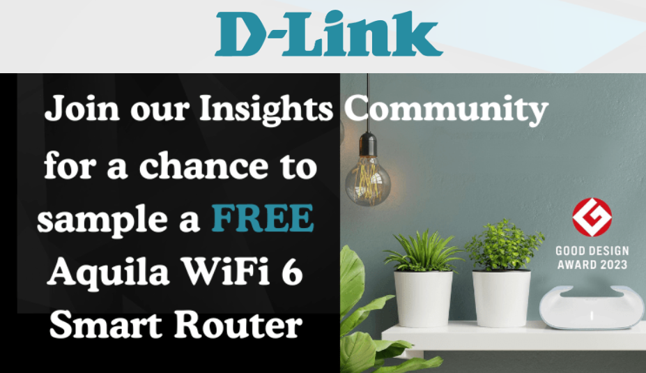 TrySpree - D-Link Aquila PRO WiFi 6 Mesh Router for FREE!