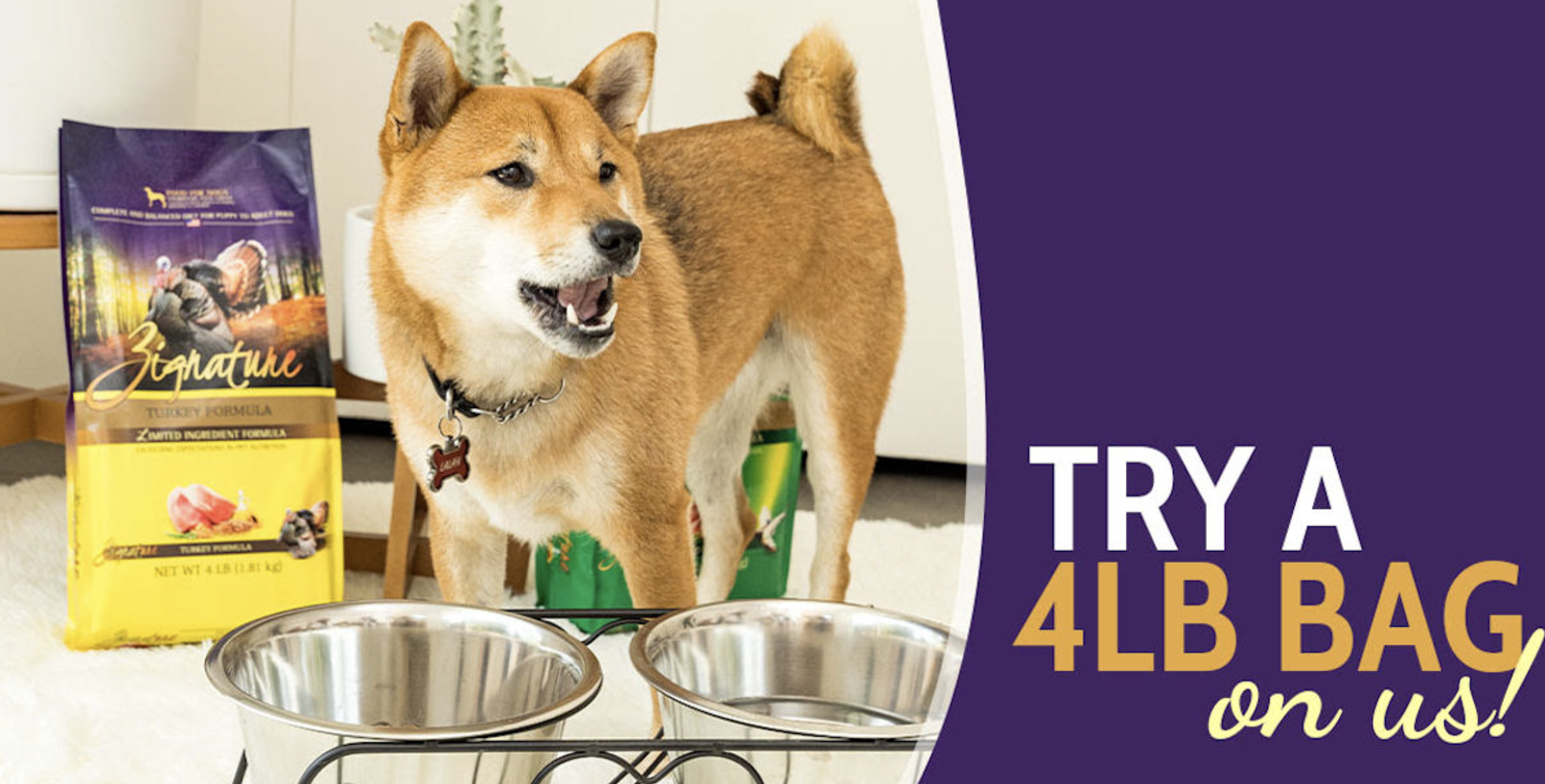 TrySpree - Limited Freebie: 3.5–4 lb. Bag of Zignature Dog Food