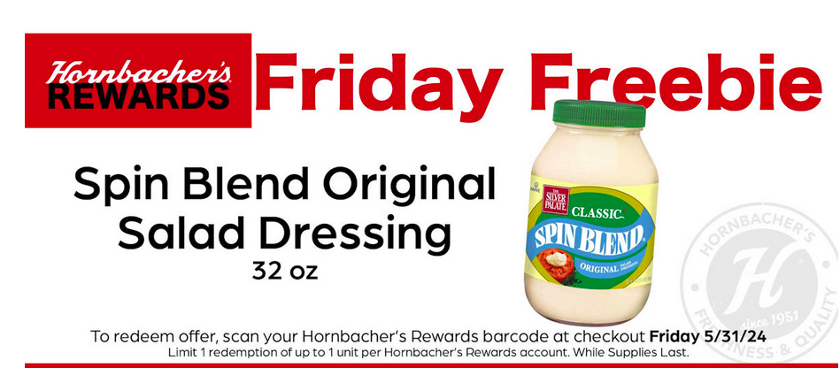 TrySpree - Spin Blend Original Salad Dressing at Hornbacher’s for FREE ...