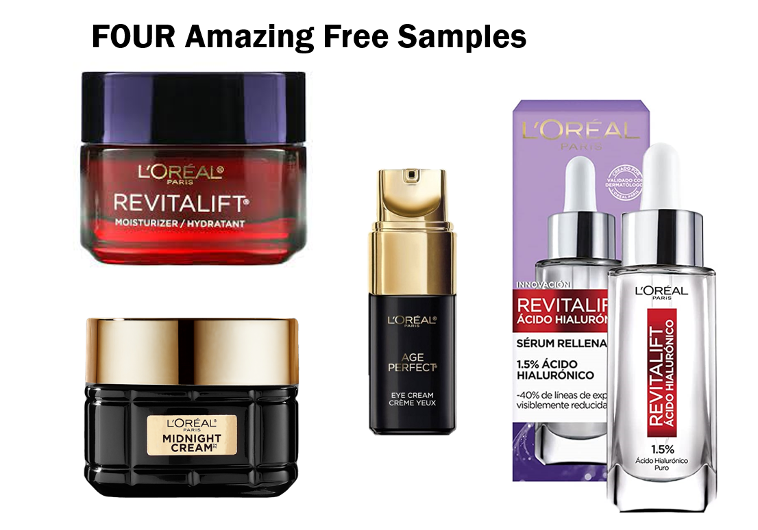 TrySpree - 4 Free L'Oreal Samples! Run Before They're Gone!