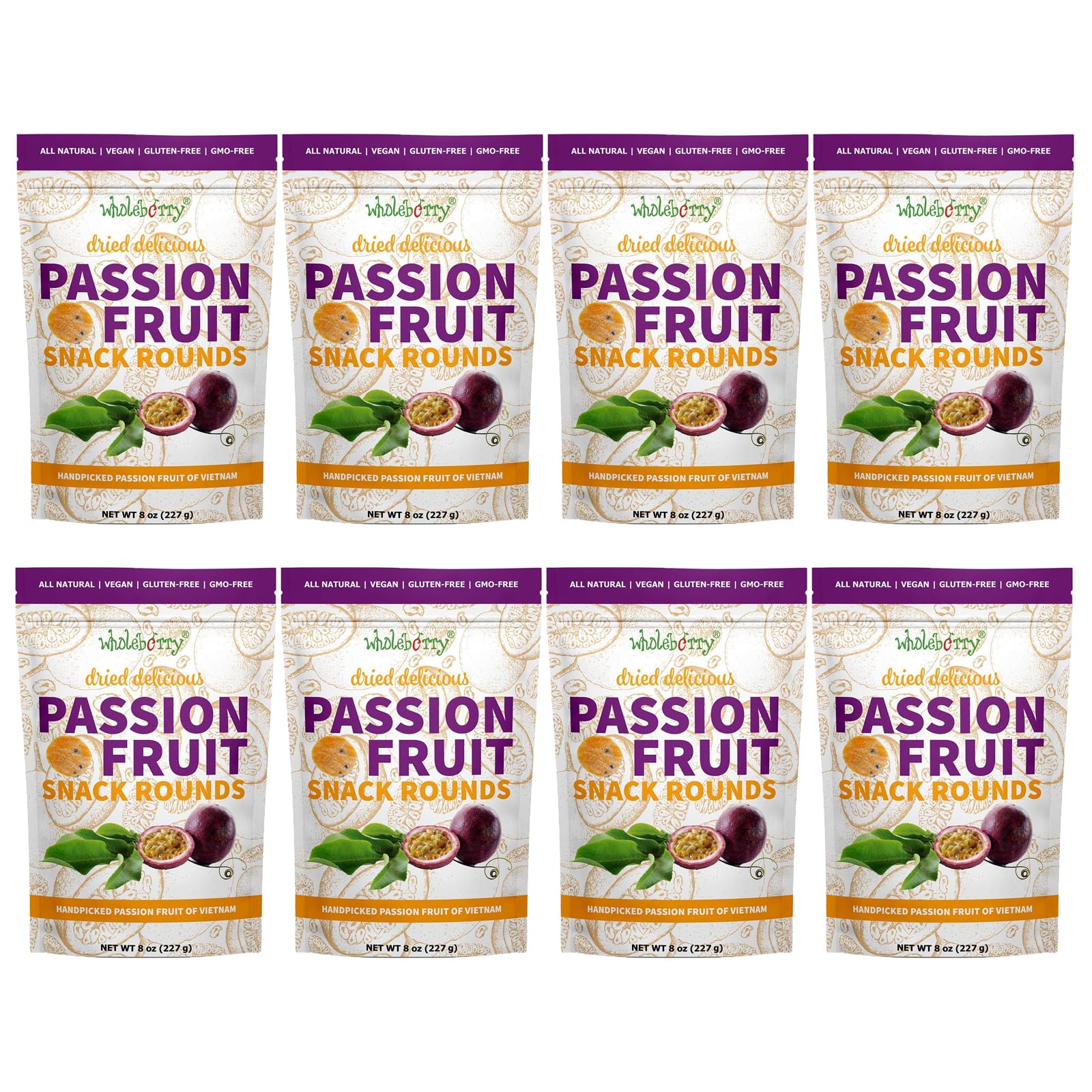 TrySpree - Free WholeBerry Passion Fruit Snack Rounds Products