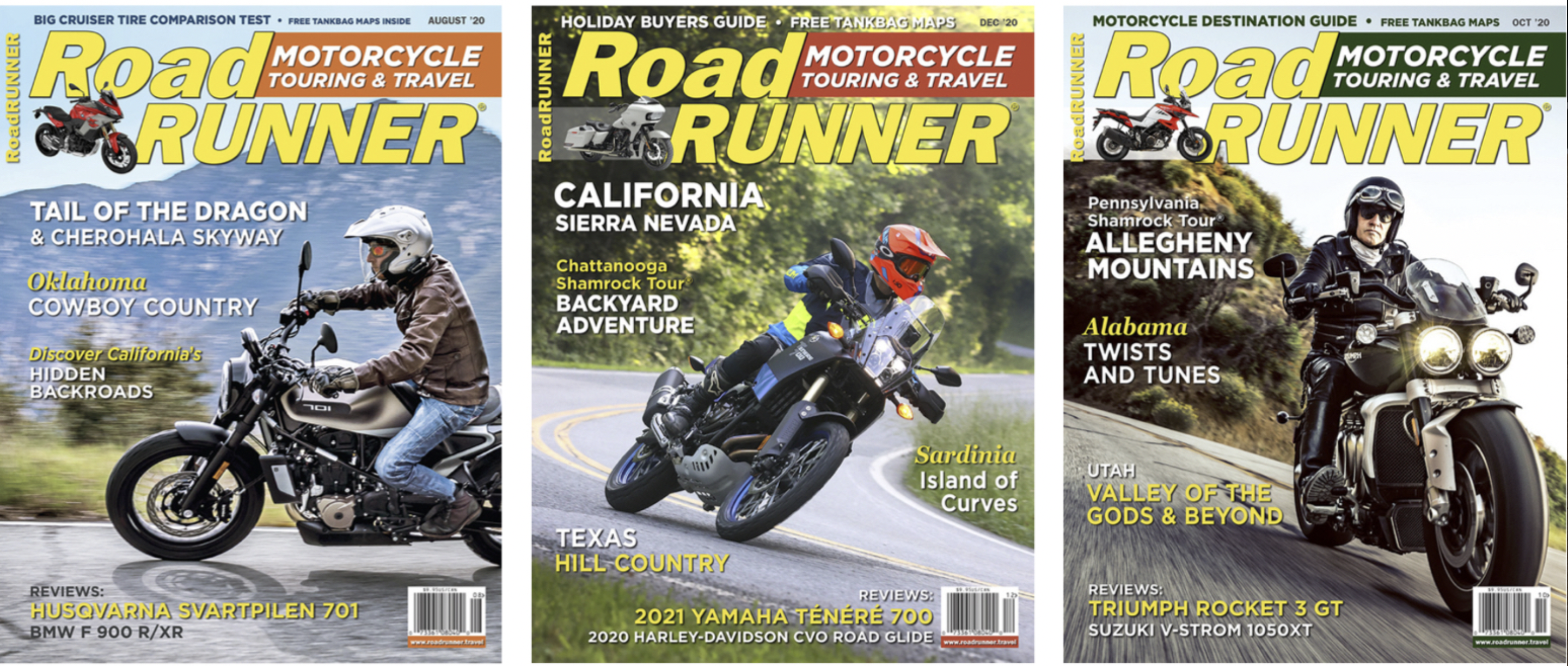 TrySpree - Enjoy a FREE Year of RoadRUNNER Motorcycle Touring & Travel ...