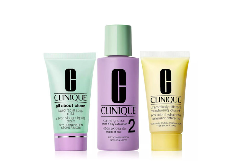 TrySpree - Clinique 3-Step Skincare Sample Kit for FREE!