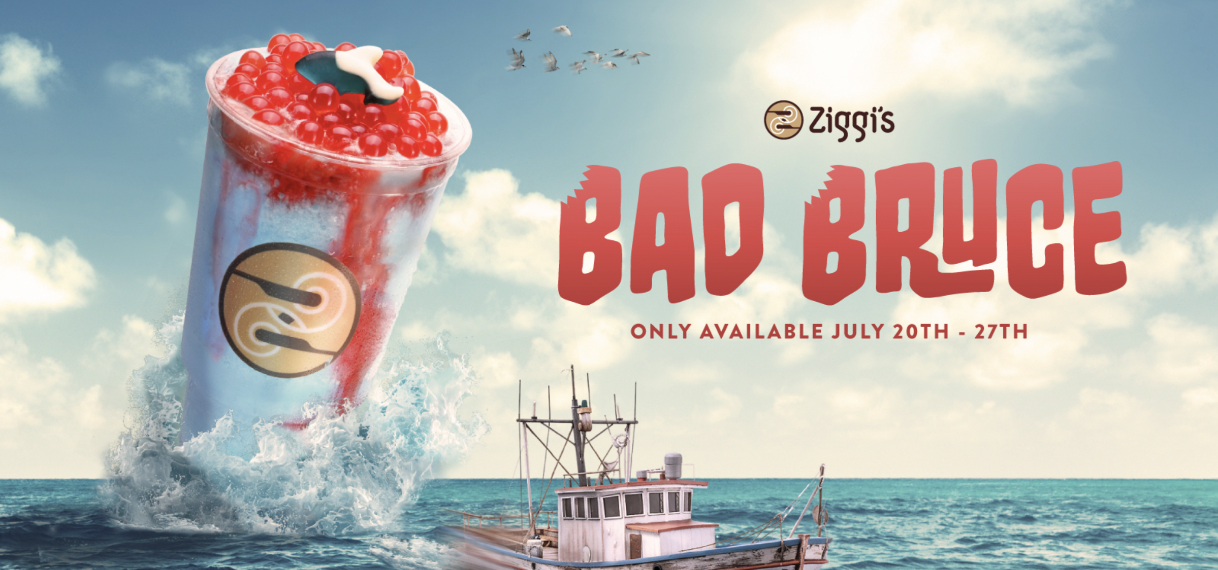 TrySpree - July 20-27 Only: Free Bad Bruce Frozen Drink!