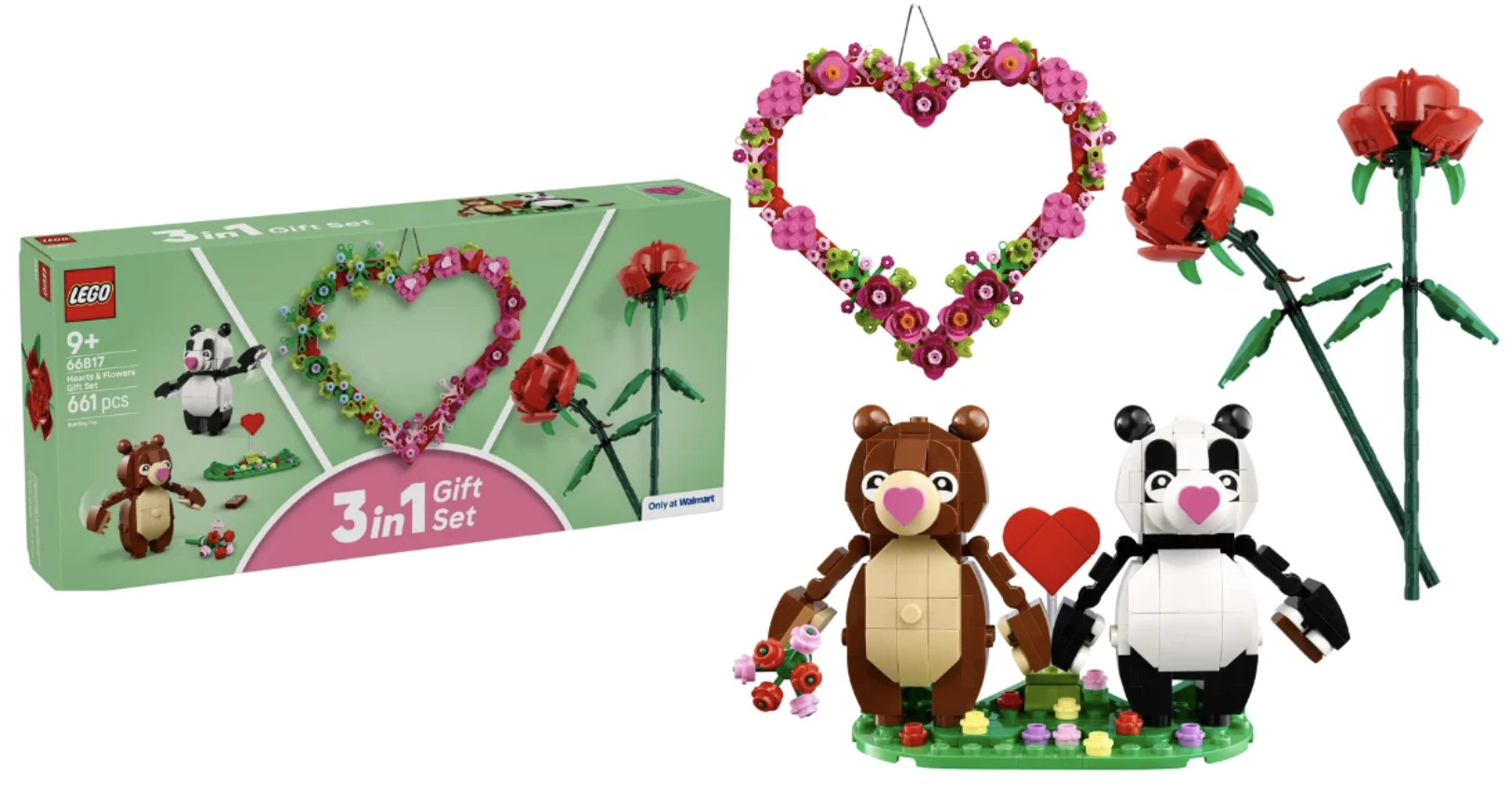 TrySpree - Build Some Love: FREE LEGO Hearts & Flowers Set