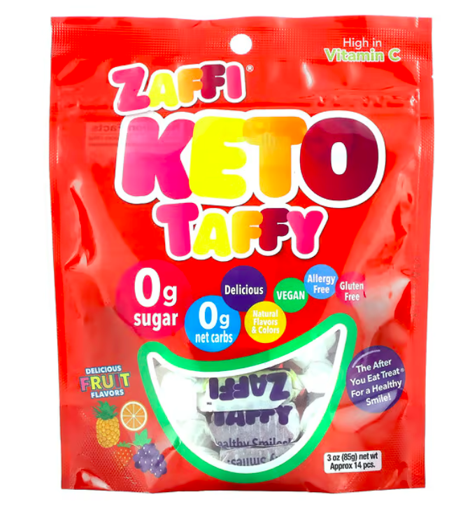 TrySpree - Free Zaffi KETO Taffy Candy Snack Sample!