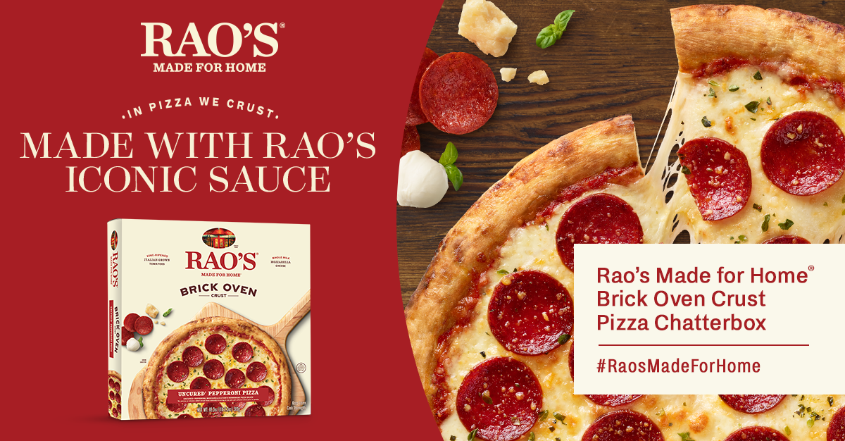 TrySpree - FREE Rao’s Made for Home® Brick Oven Crust Pizza Chatterbox