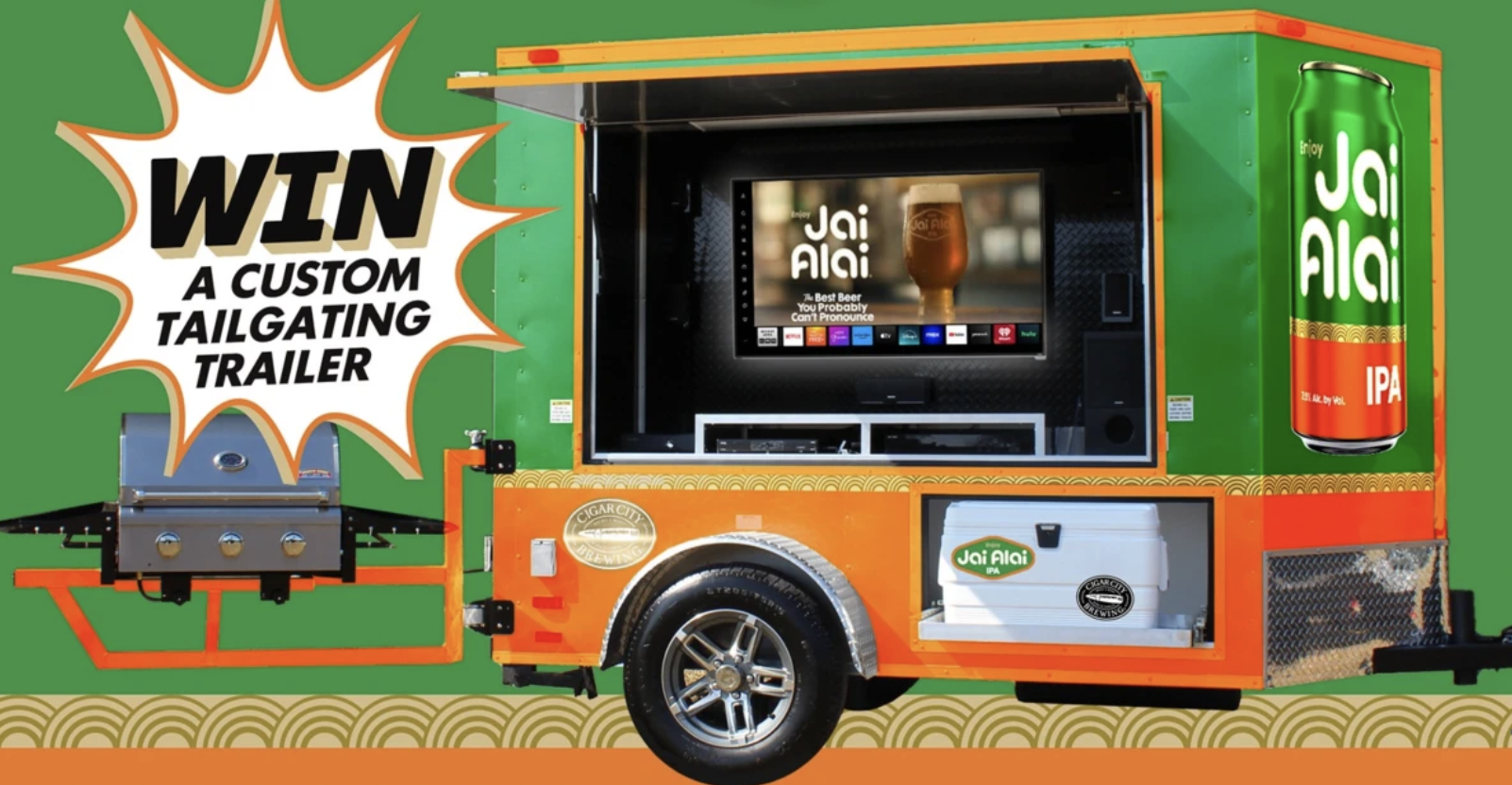TrySpree - Upgrade Your Game Day: Win a Jai Alai IPA Tailgate Trailer