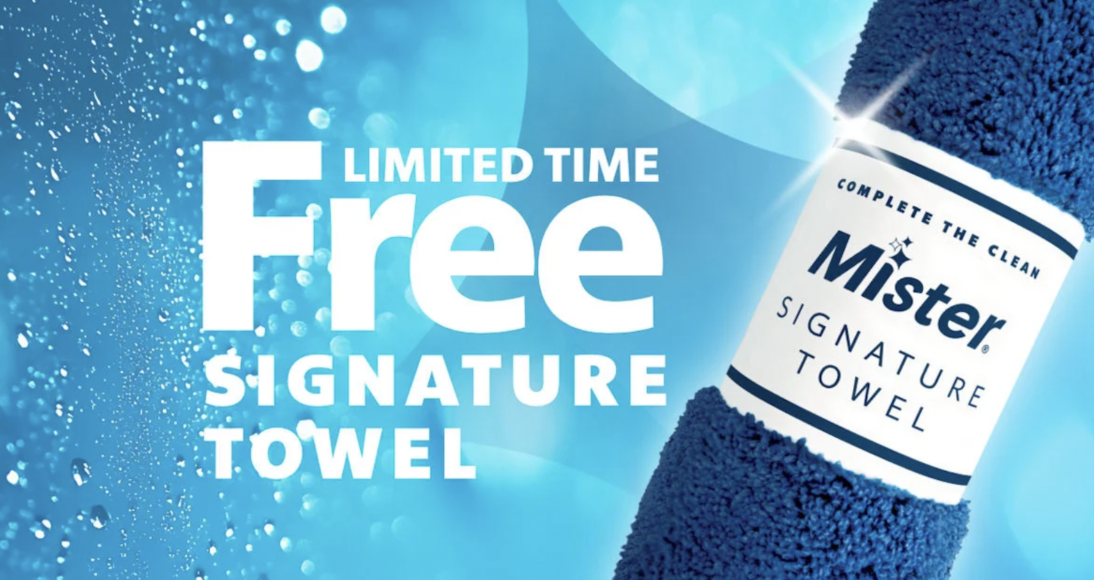 TrySpree - Clean Ride, Free Towel — Visit Mister Car Wash!