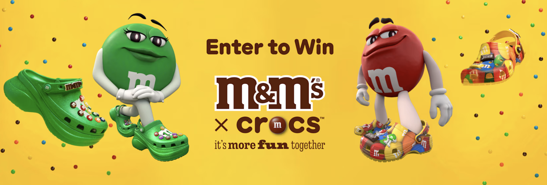 TrySpree - Sweet Steps Ahead: Win M&M’s × Crocs!