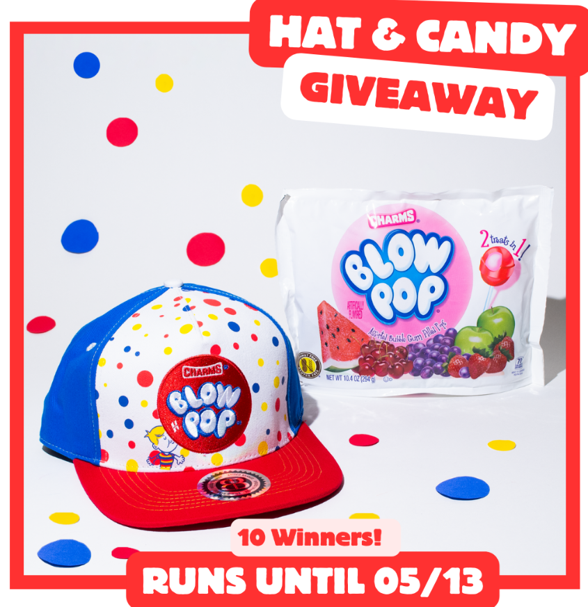 TrySpree - Sweepstakes: Charms Blow Pop Hat & Candy Giveaway!