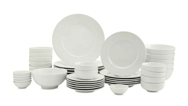 TrySpree - Denmark Whiteware 42-Piece Tabletops Unlimited Dinnerware ...