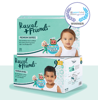TrySpree - Free Sample pack of Rascal and Friends Diapers