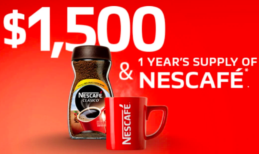 TrySpree - Nestle Nescafe Sweepstakes