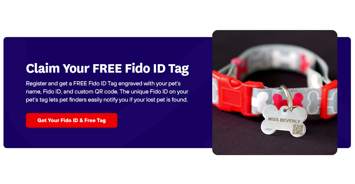 TrySpree - Ensure Your Pet’s Safety: Free Custom Fido Alert ID Tags!