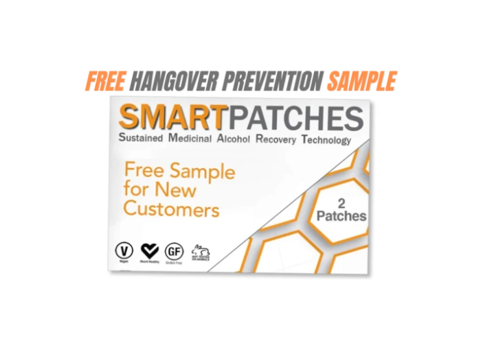 TrySpree - Smart Patches Hangover Prevention Patch Sample for Free