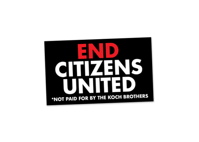 TrySpree - End Citizens United Sticker for Free