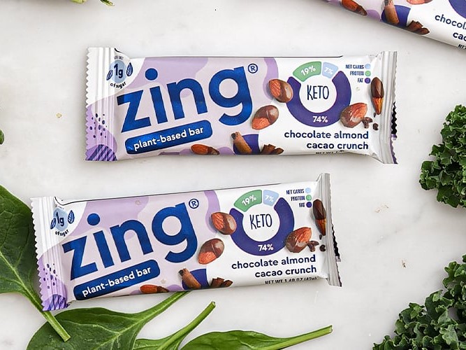 TrySpree - Zing Chocolate Almond Cacao Crunch Keto Bars for Free