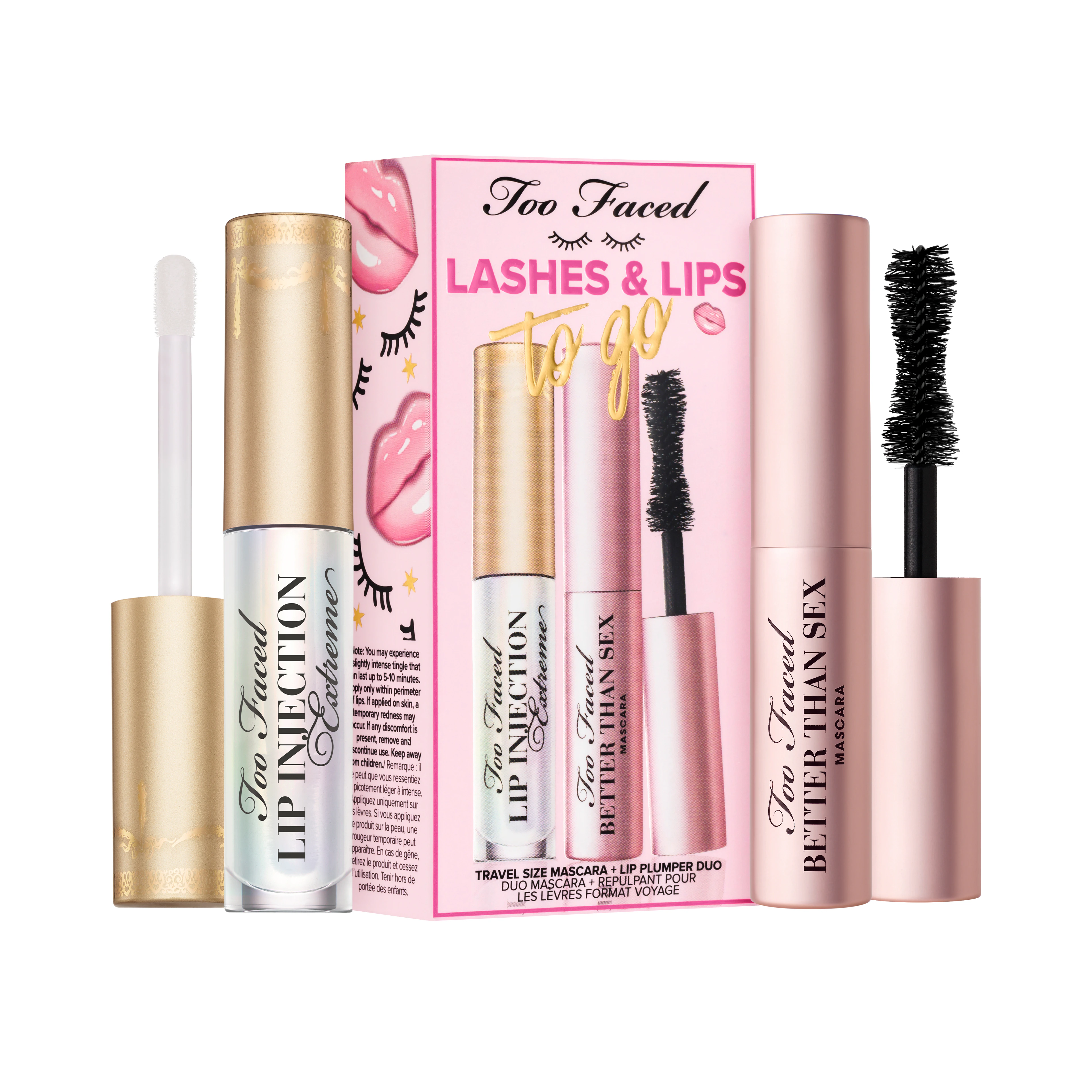 TrySpree - PINCHme Members: Free Too Faced Sexy Lips & Lashes Kit