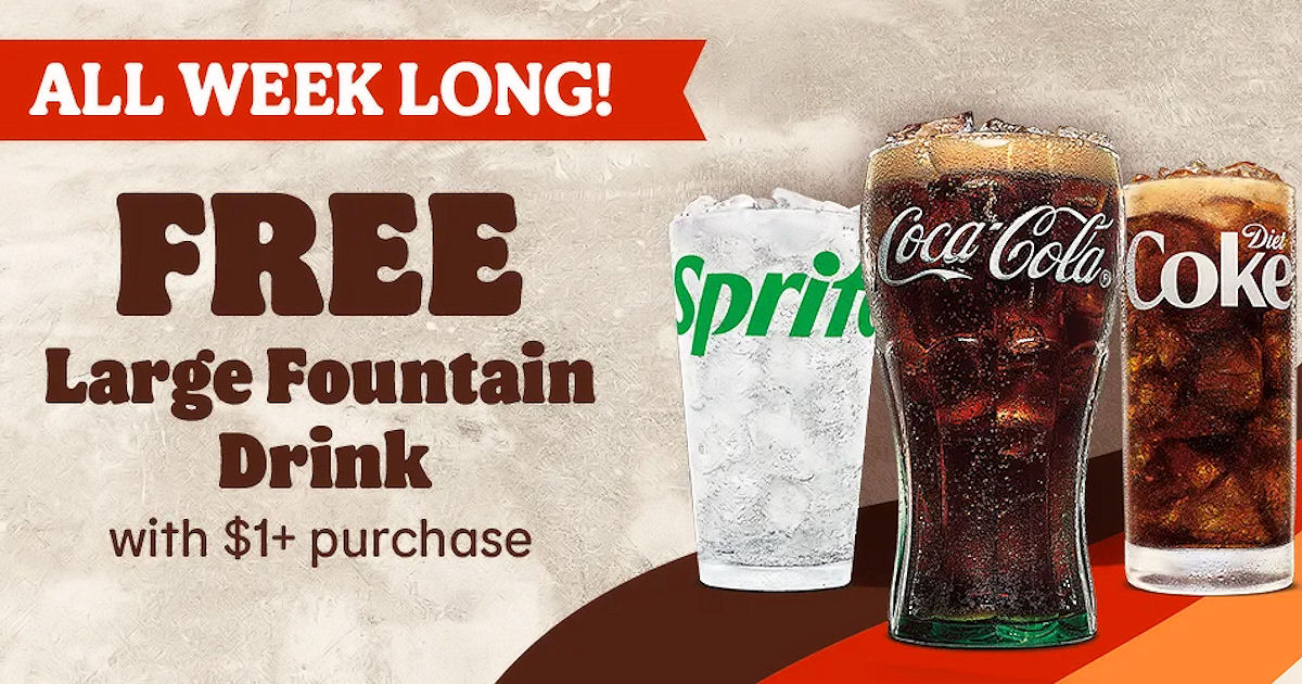 TrySpree - Hurry up! Free Large Fountain Drink at Burger King