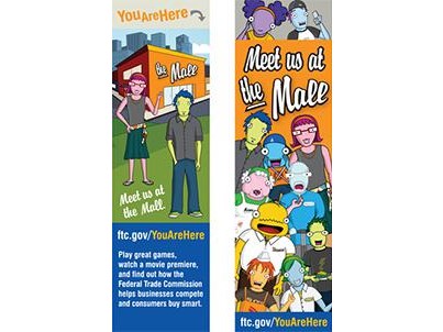 TrySpree - Free "You Are Here" Bookmarks