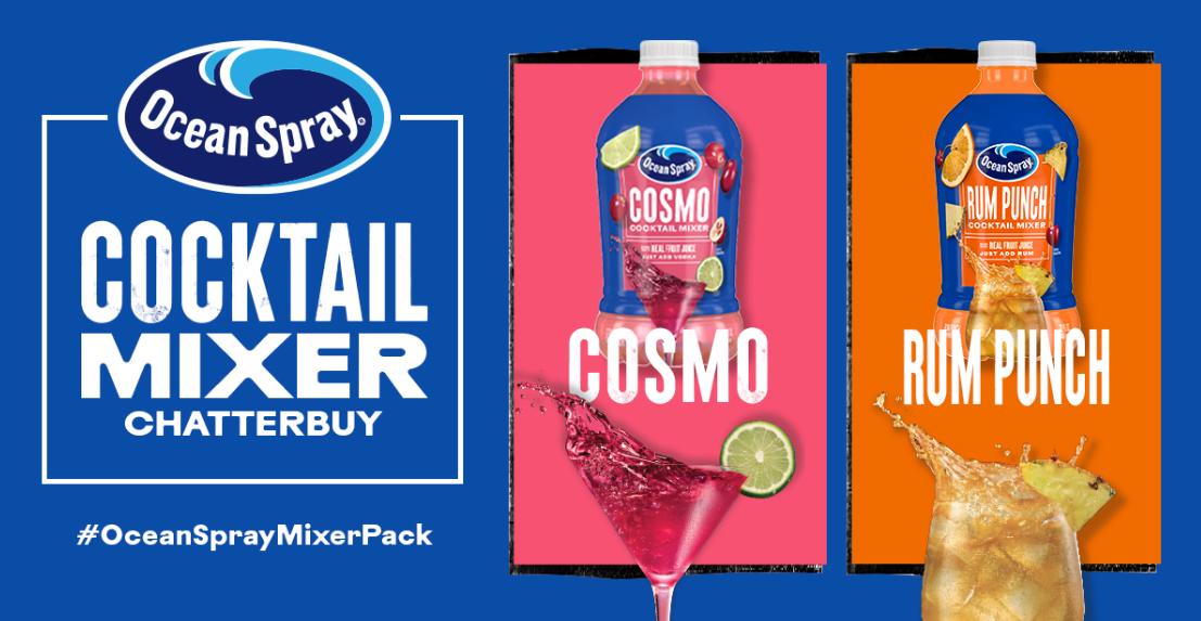 TrySpree - A Splash of Excitement: Free Ocean Spray Cocktail Mixer ...
