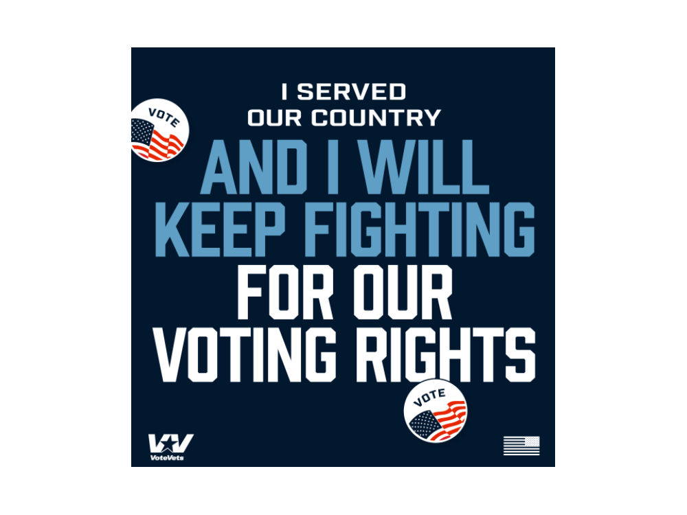 TrySpree - VoteVets Voting Rights Sticker for Free