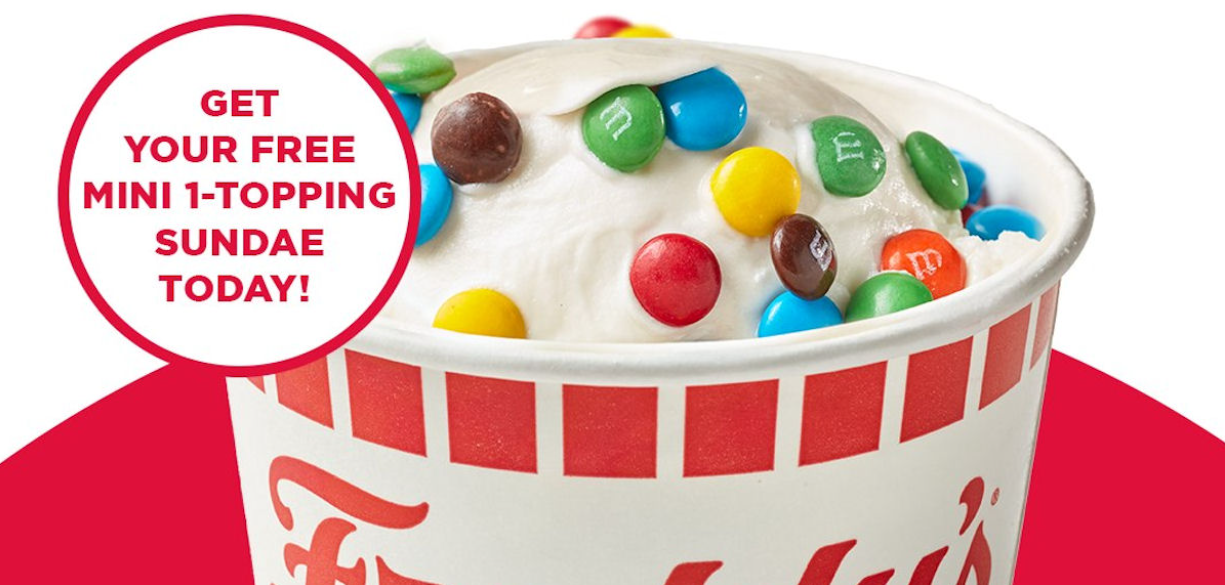 TrySpree - Sundae Fun Day: FREE Mini 1-Topping Sundae!