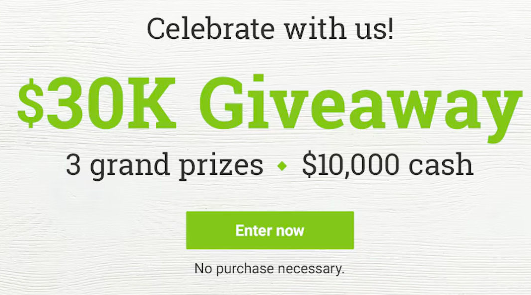 TrySpree - Enter the Vitacost $30k Giveaway for a chance to win $10,000!