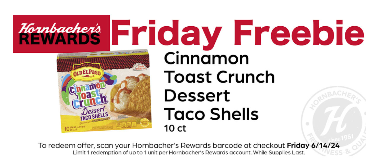 TrySpree - Today Only: Free Cinnamon Toast Crunch Dessert Taco Shells ...