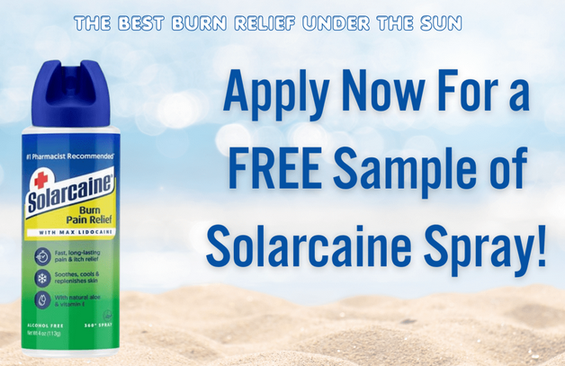 TrySpree - Say Goodbye to Sunburns: Free Solarcaine Relief!