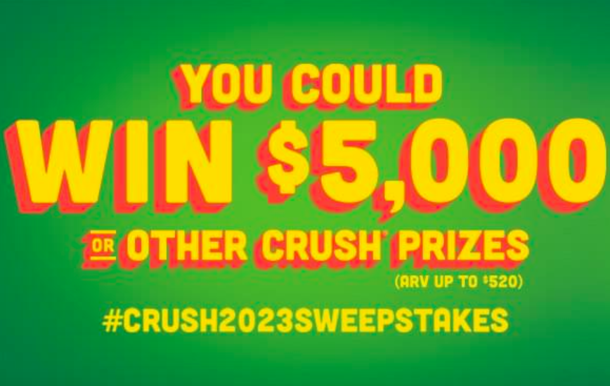 TrySpree - Crush Spring Sweepstakes