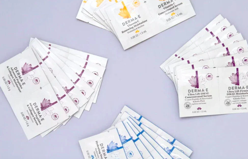 TrySpree - DERMA E 7-Day Sample Set for FREE