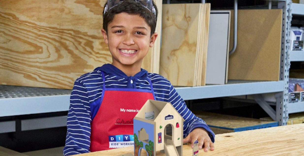 TrySpree - Go Tree-mendous: Free Mini-Treehouse Craft at Lowe's!
