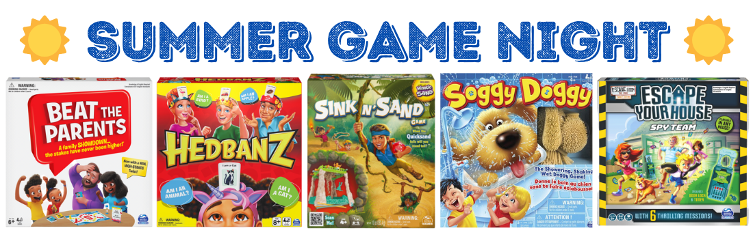 TrySpree - Free Spin Master Summer Game Night Party Pack