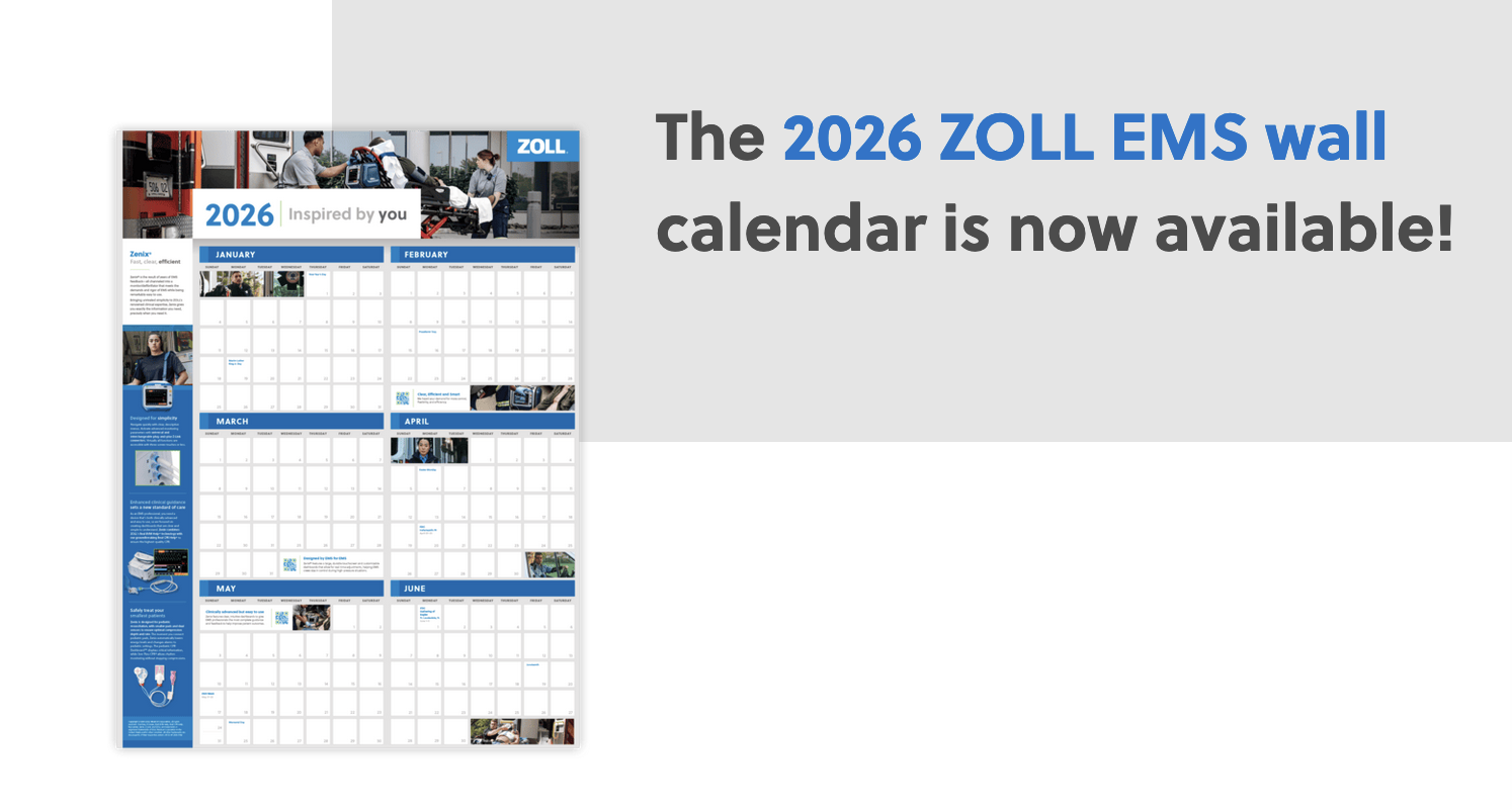 TrySpree - 2026 ZOLL EMS Calendar – Free!