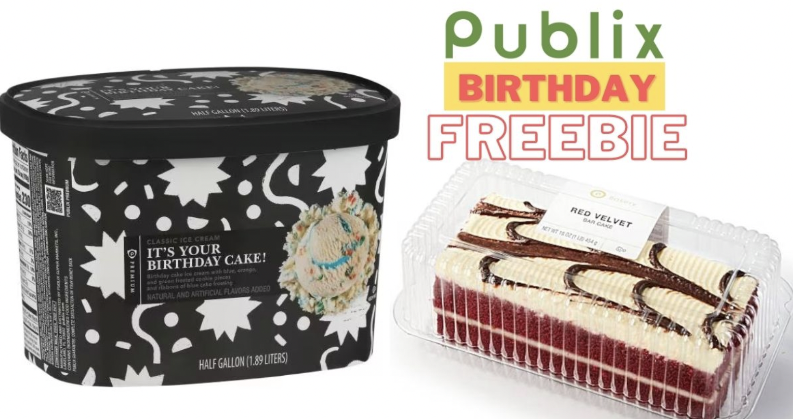 TrySpree - Publix Birthday Freebie – Free Ice Cream or Cake Just for You!