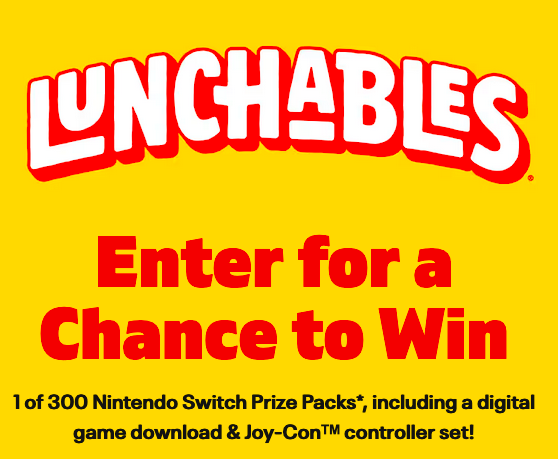 TrySpree - Enter to WIN the Lunchables X Nintendo Switch Sweepstakes!