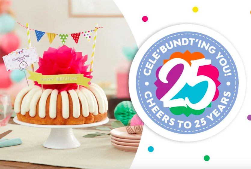 TrySpree - Mini Confetti Bundt Cake for Free at Nothing Bundt Cakes