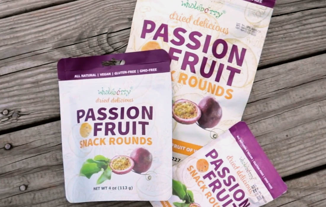 TrySpree - WholeBerry Passion Fruit Snack Rounds for Free