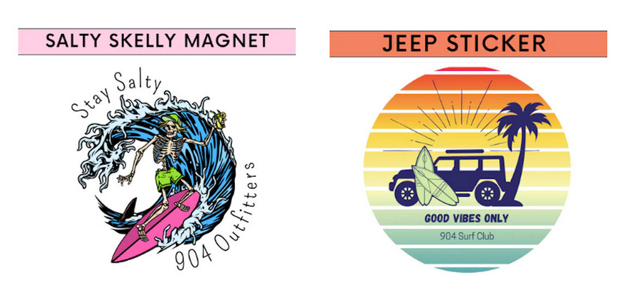 TrySpree - Get Your Free 904 Outfitters Swag – Magnet or Sticker!
