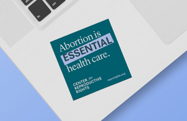 TrySpree - Center for Reproductive Rights Sticker for Free