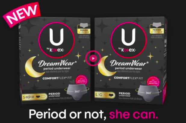 TrySpree - U by Kotex Period Underwear Sample for Free