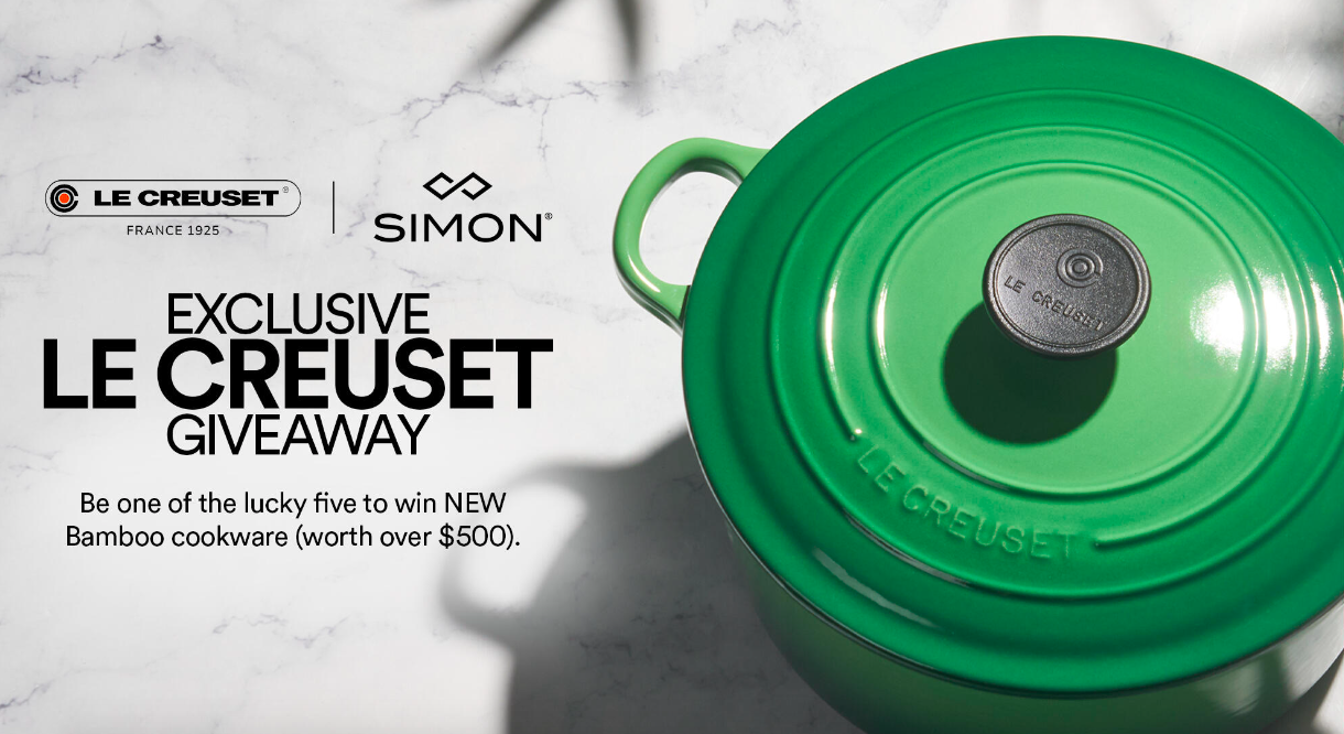 TrySpree - Win 1 of 5 Le Creuset Bamboo Cookware Prize Packs!