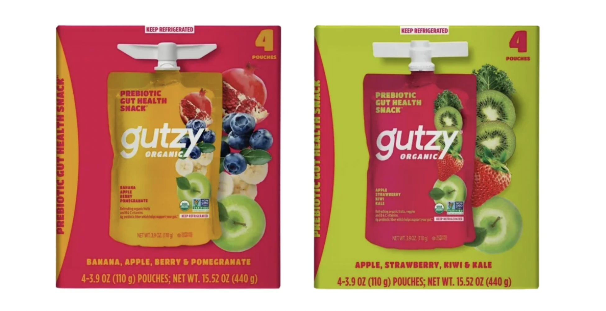 TrySpree - Fruits, Veggies & Freebies – Gutzy 4-Pack at No Cost!