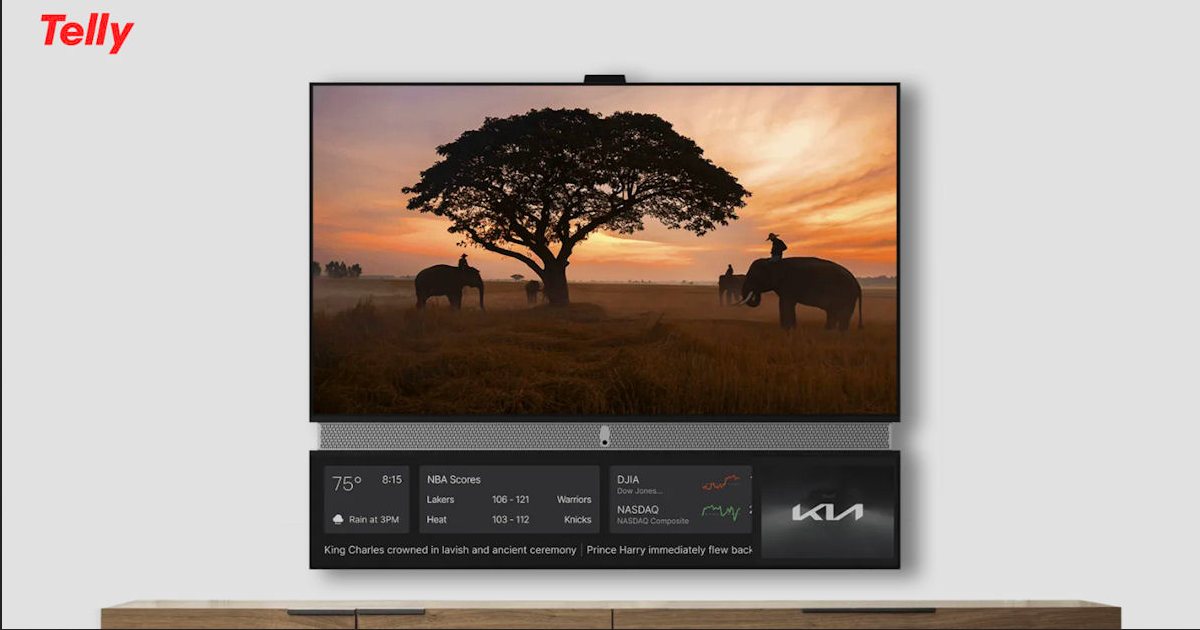 TrySpree - Score a FREE 55 Inch Dual Screen Smart TV from Telly!