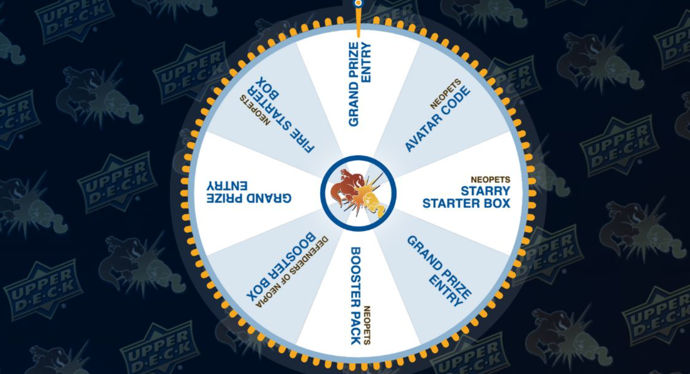 TrySpree - A Prize A Day Keeps the Boredom Away: Upper Deck Neopets Instant Win!