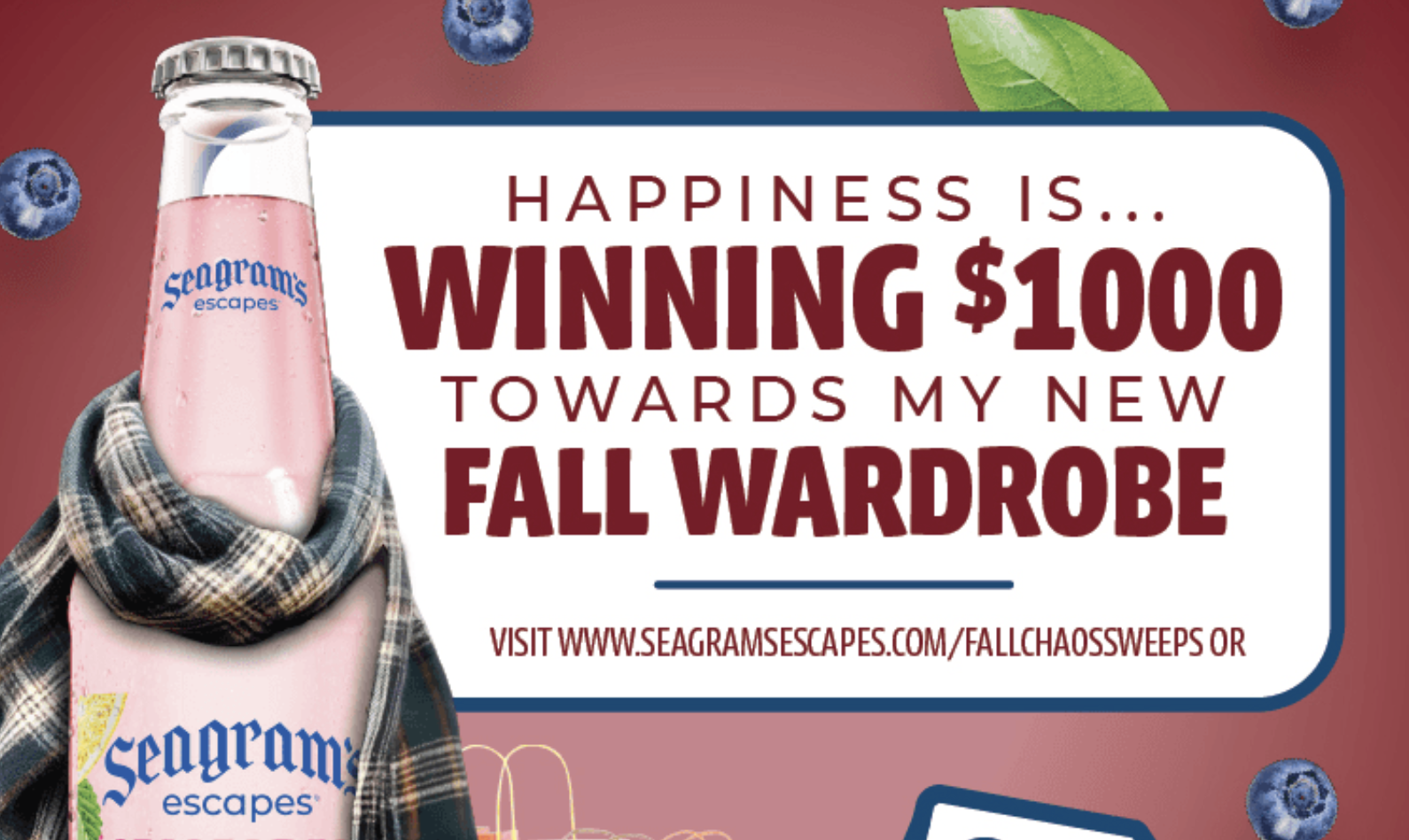 TrySpree - Autumn Vibes + Amazing Prizes – Enter Seagram's Fall Giveaway!